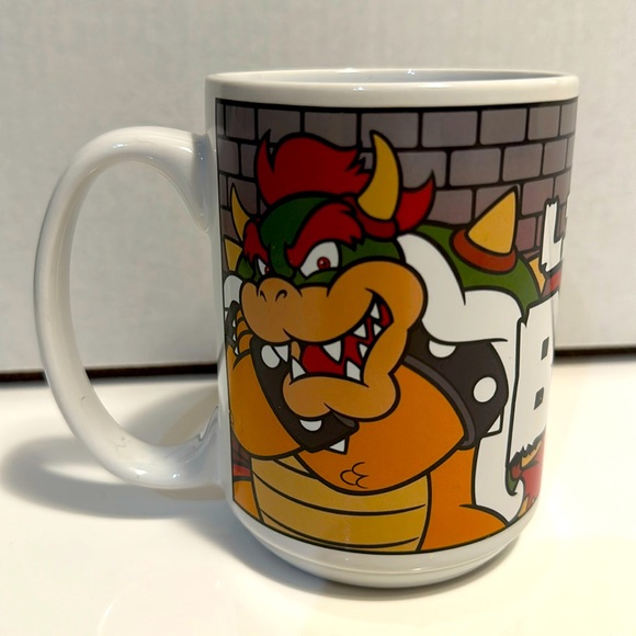 Nintendo | Dining | 2oz Super Marios Bowser Like A Boss Wrap Around ...